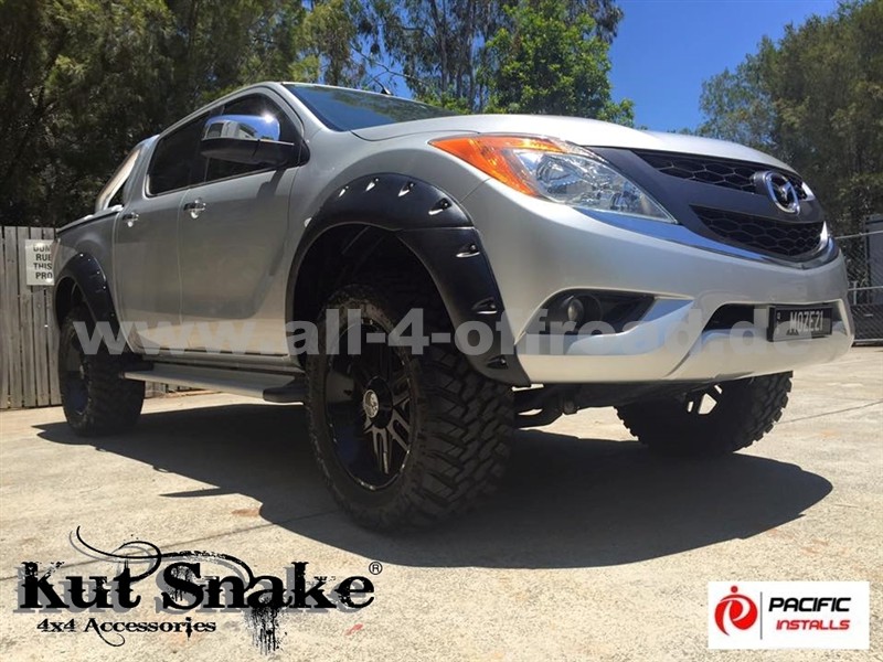 Kut Snake ABS Kotflugelverbreiterungen Mazda BT50 All 4 Offroad 4x4 Ersatzteile und Zubehor